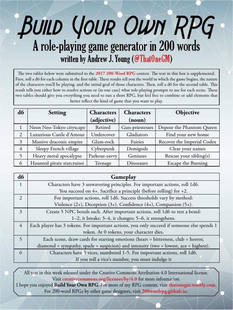 Build Your Own RPG | PDF