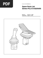 Parker (PCL401, PCL402, PCL404, PCL405) Hydraulic Proportional Remote ...