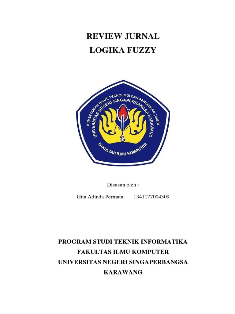 Review Jurnal Logika Fuzzy | PDF