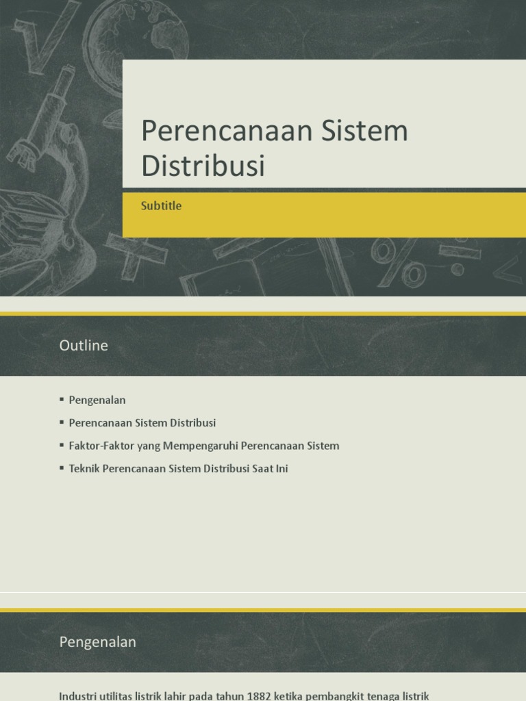 Perencanaan Sistem Distribusi | PDF