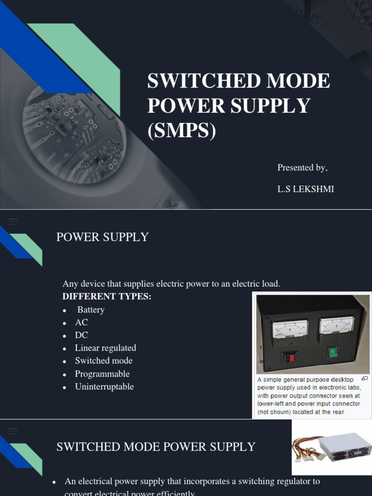 Efficient SMPS Topologies Explained | PDF | Power Supply | Rectifier