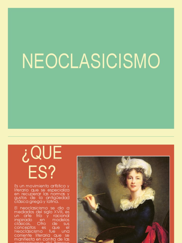 Neoclasicismo | PDF | Barroco | Pinturas