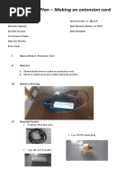 Assembling Extension Cord | PDF | Electrical Connector | Wire