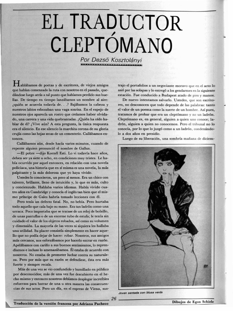 El Traductor Cleptómano | PDF