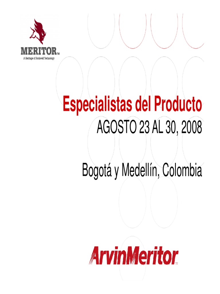 Tren Motriz Arvin Meritor Leo PDF | PDF | Sistema de freno antibloqueo ...