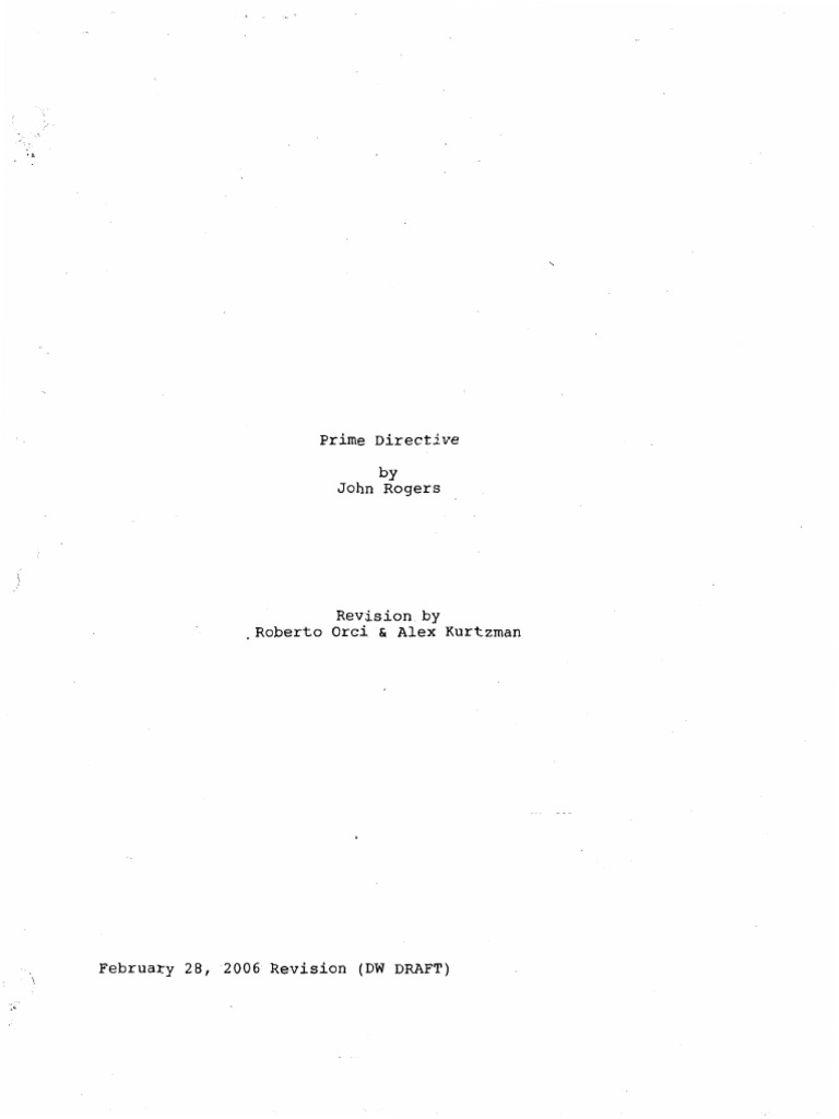 Transformers (2007) Script PDF | PDF