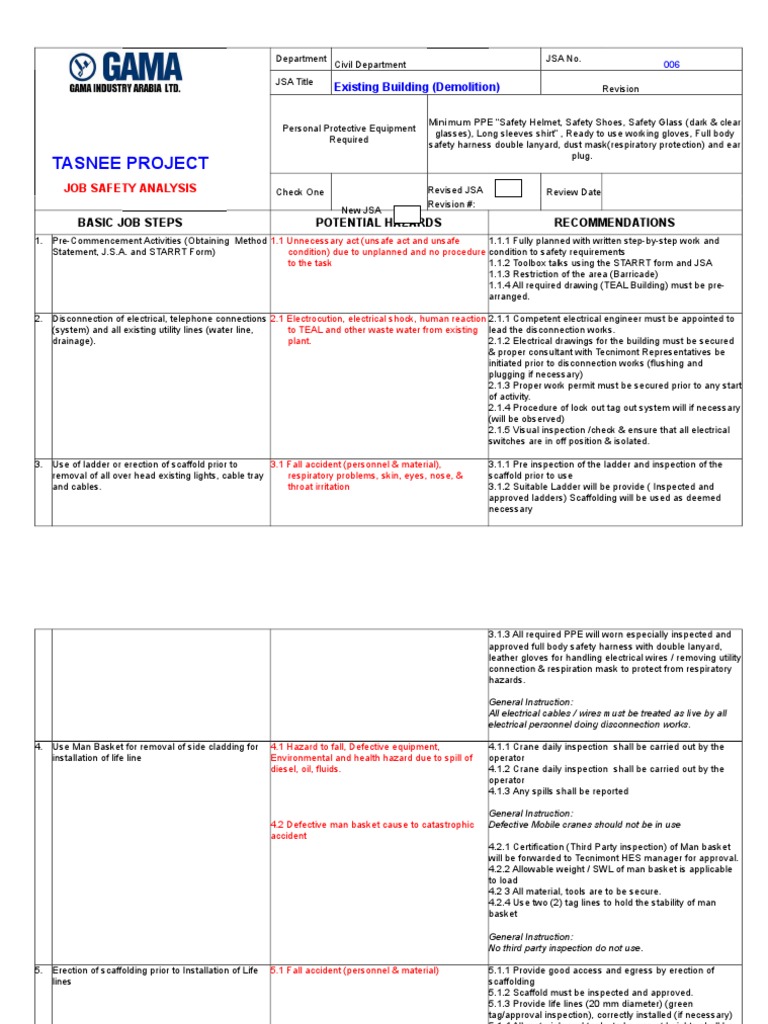 06 - JSA Building Demolition | PDF