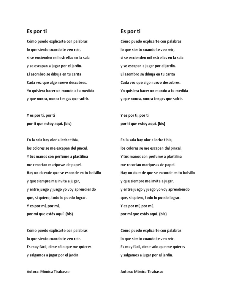 Es Por Ti | PDF