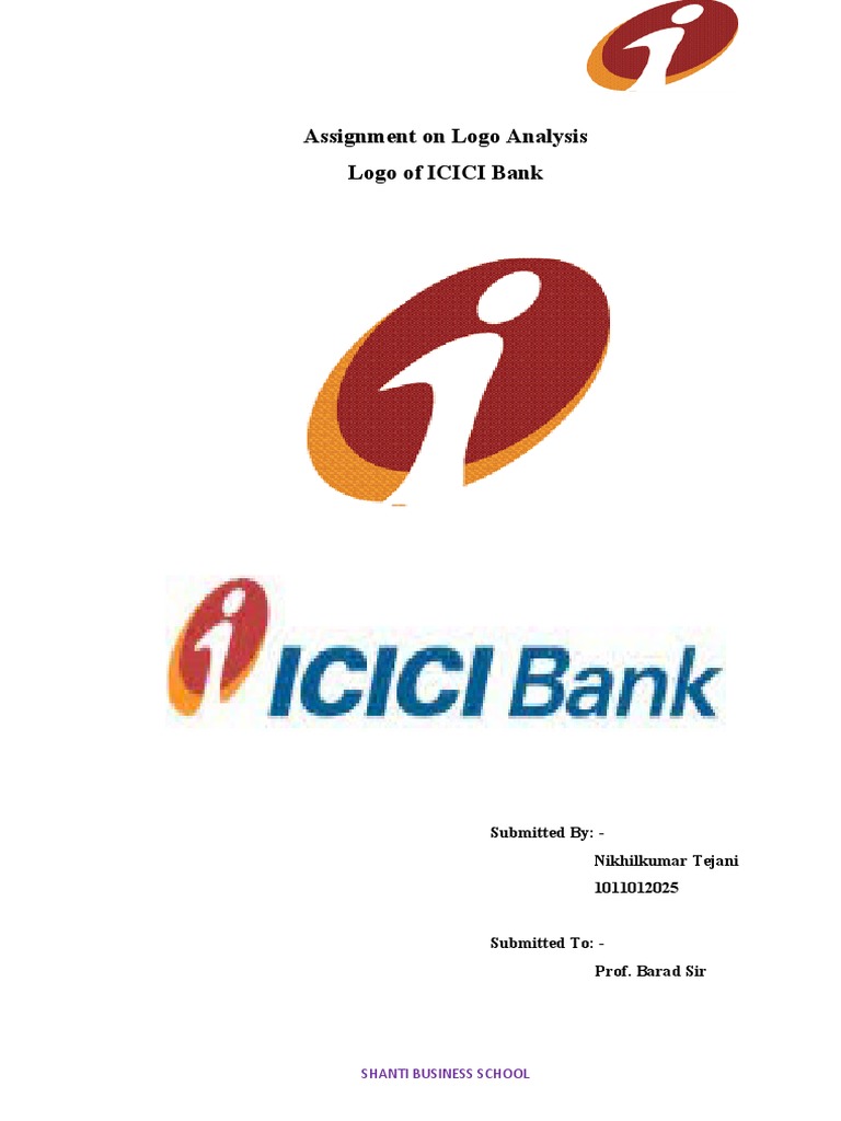 ICICI Bank Logo Analysis and Guidelines | PDF