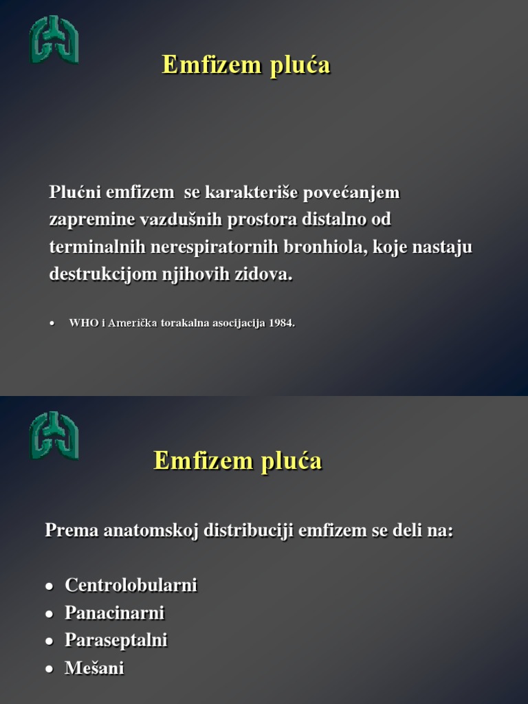 Emfizem Pluca | PDF