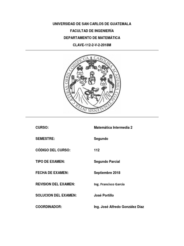 Parcial 2a | PDF | Integral | Degradado