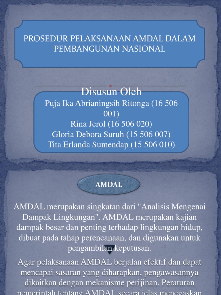 Amdal | PDF