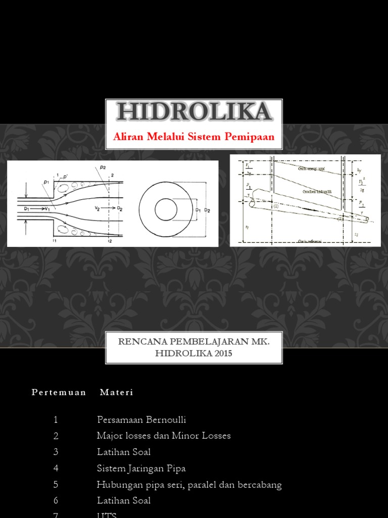 HIdrolika - Aliran Melalui Sistem Pemipaan | PDF