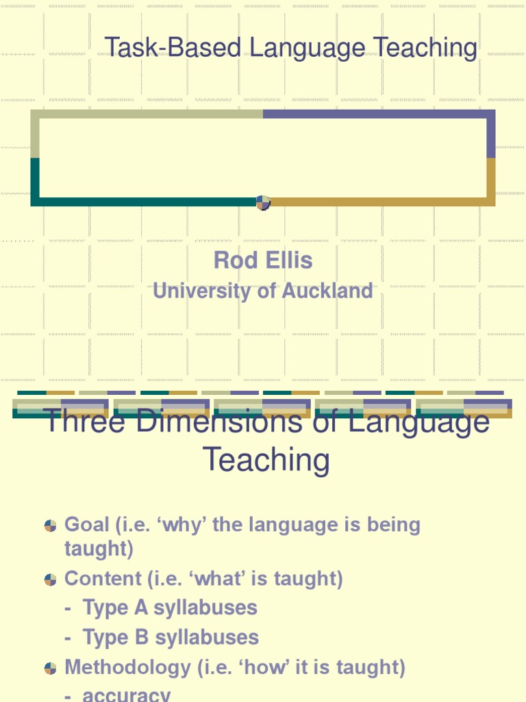 Ellis Task Based Language Teaching Korea 20064016 | PDF | Second ...