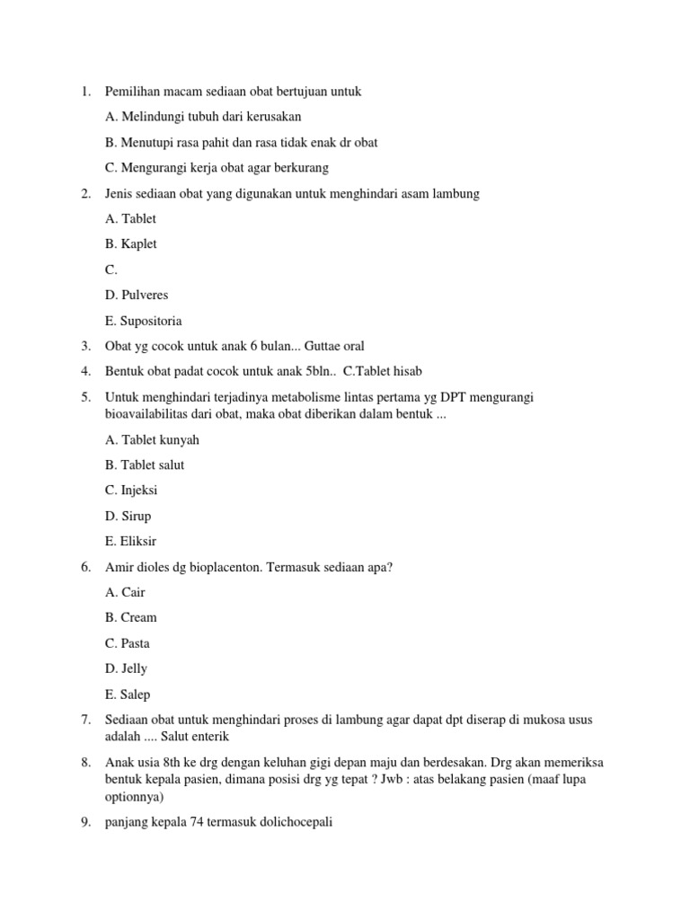 Belajar Uab 2018 Dari Soal Kating | PDF | Sains & Matematika