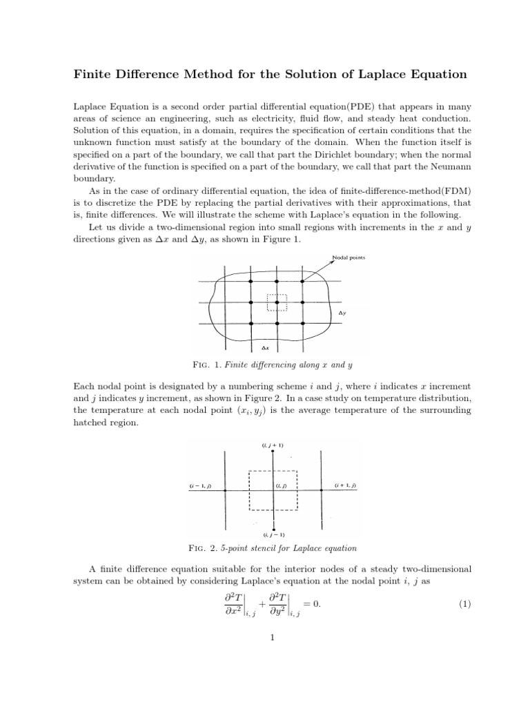 Finite Difference for Engineers | PDF