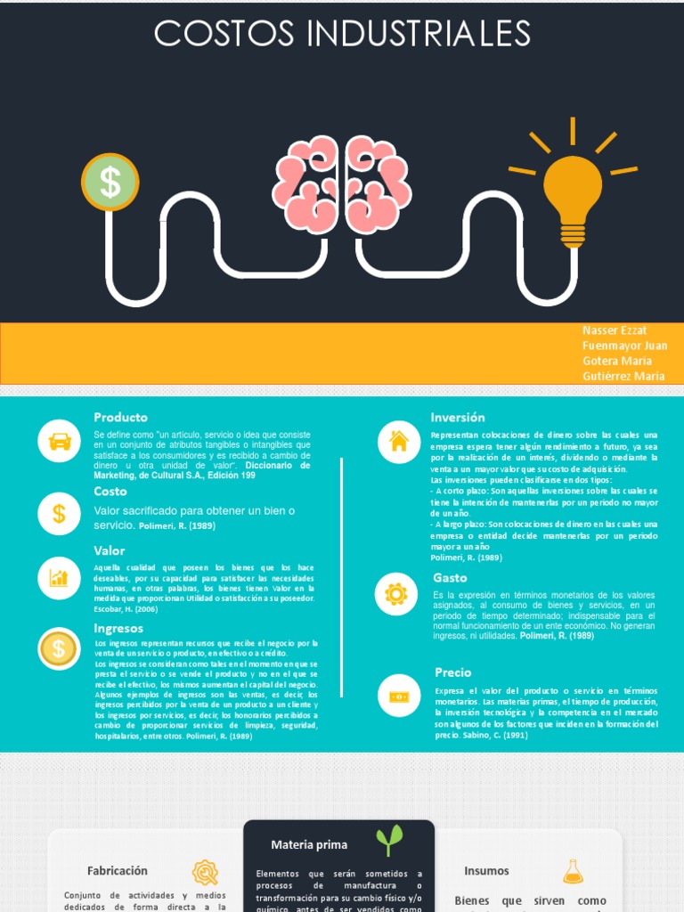 Presentación Costos Industriales Ezzat Nasser | PDF | Amortización ...