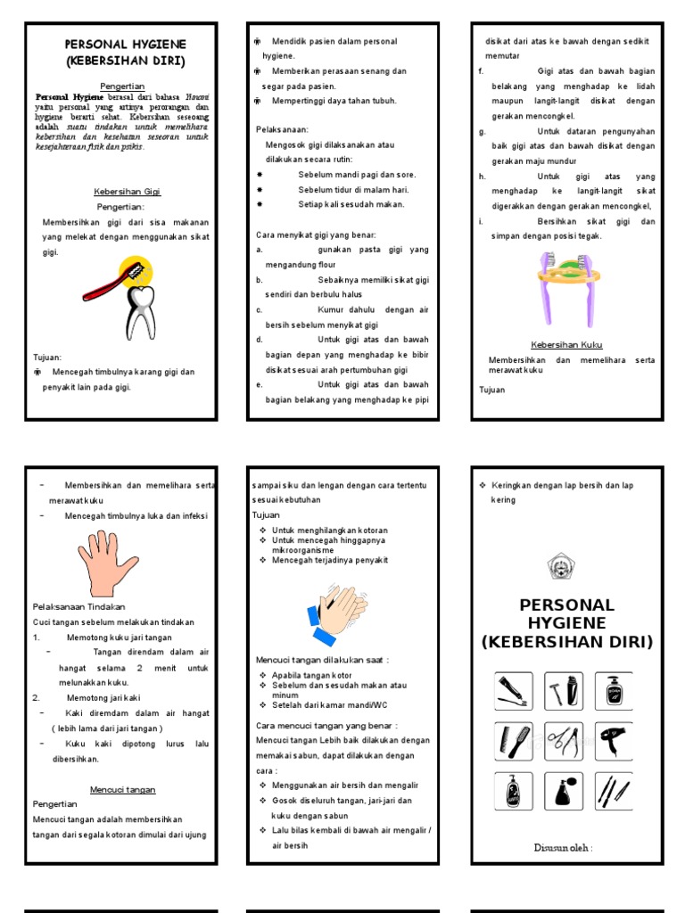 Leaflet Personal Hygiene | PDF