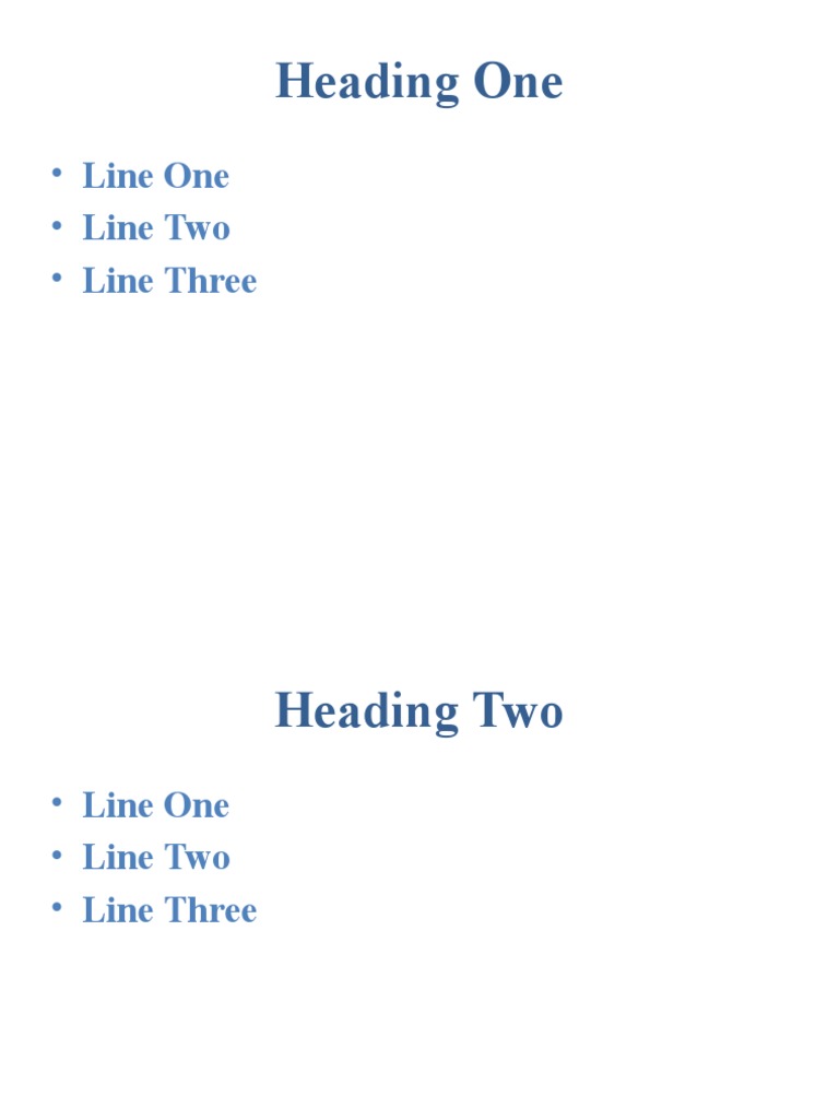 Heading One | PDF