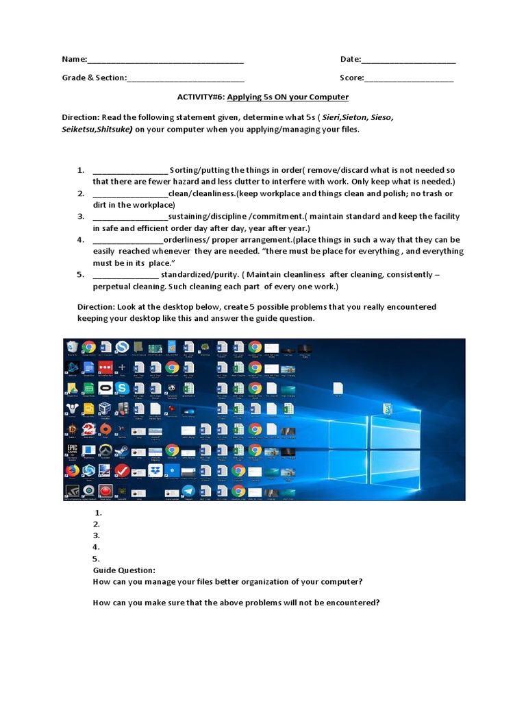 Tle-7 (Activity 6) | PDF | Career & Growth | Computers