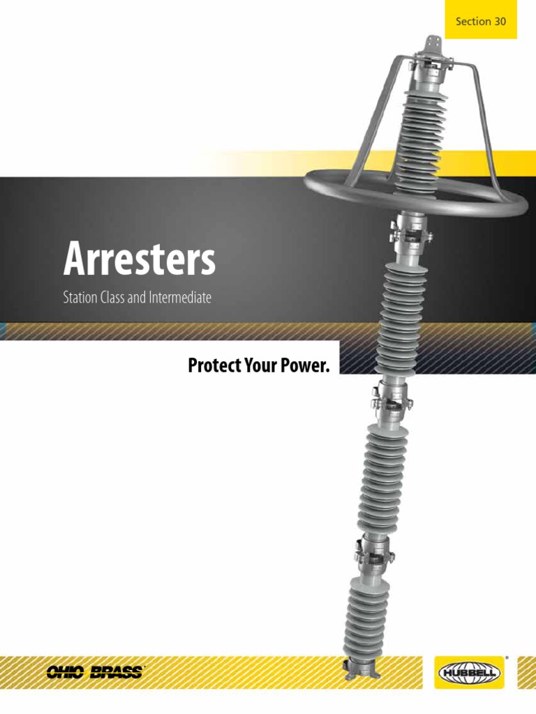 Arresters - Station Class and Intermediate PDF | PDF | Insulator ...