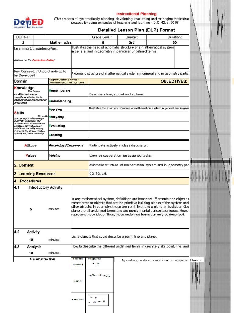 DLP 2 | PDF | Line (Geometry) | Plane (Geometry)