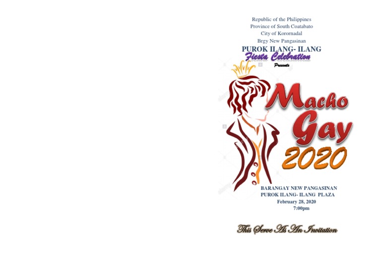 Macho Gay Program | PDF