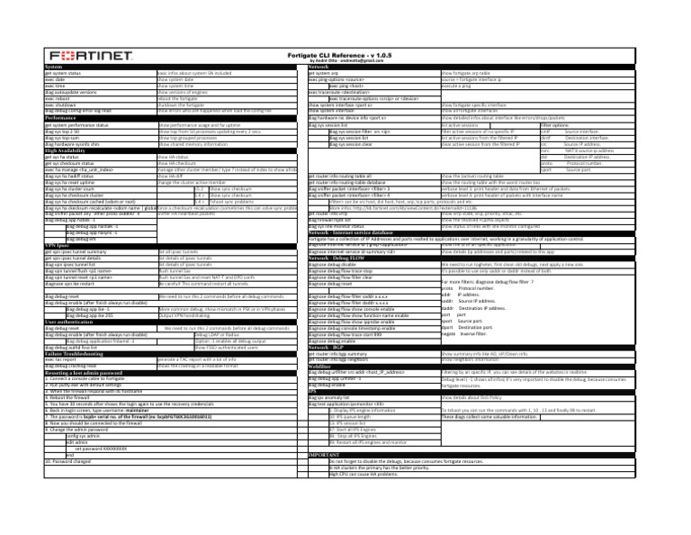 Fortigate Cli Ref | PDF | Virtual Private Network | Router (Computing)