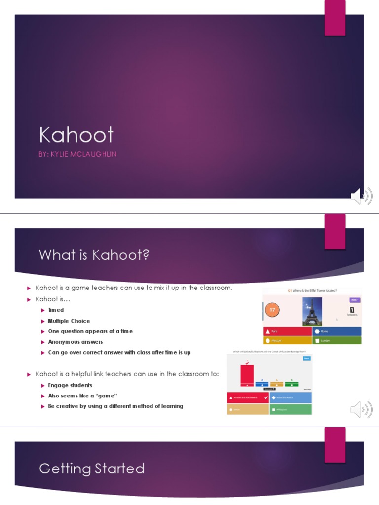 Kahoot Presentation | PDF