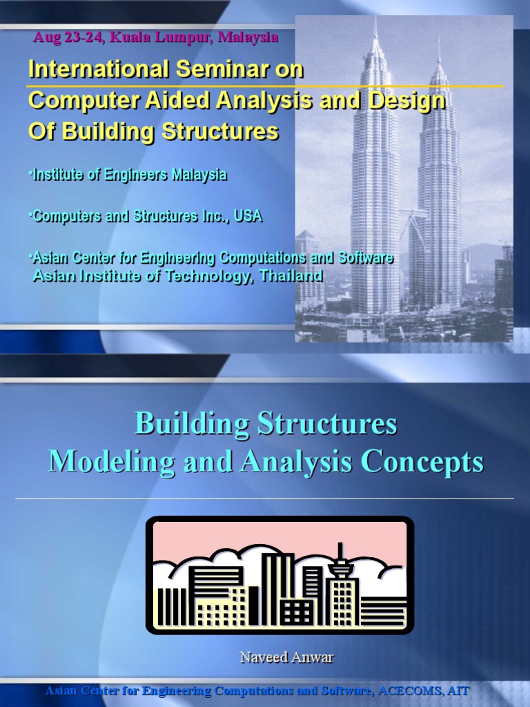 International Seminar On Computer Aided Analysis and Design of Building Structures | PDF ...