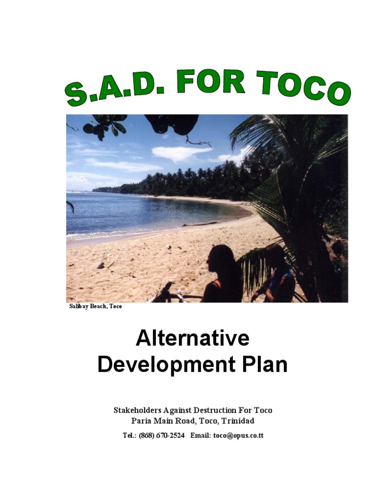 SAD For TOCO | PDF | Sustainability | Sustainable Development