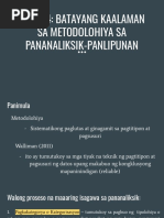 Metodo NG Pananaliksik | PDF