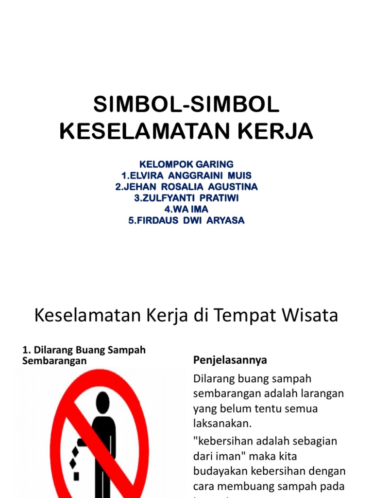 Simbol-Simbol Keselamatan Kerja | PDF