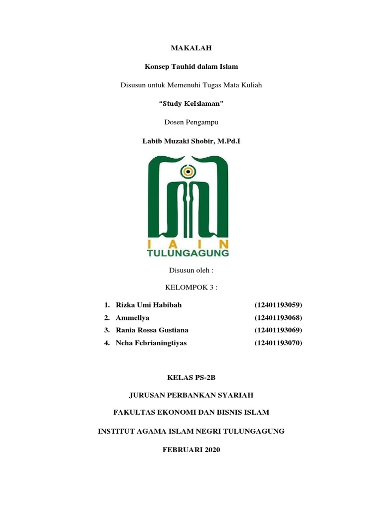 Konsep dan Pengertian Tauhid dalam Islam | PDF | Agama & Spiritualitas