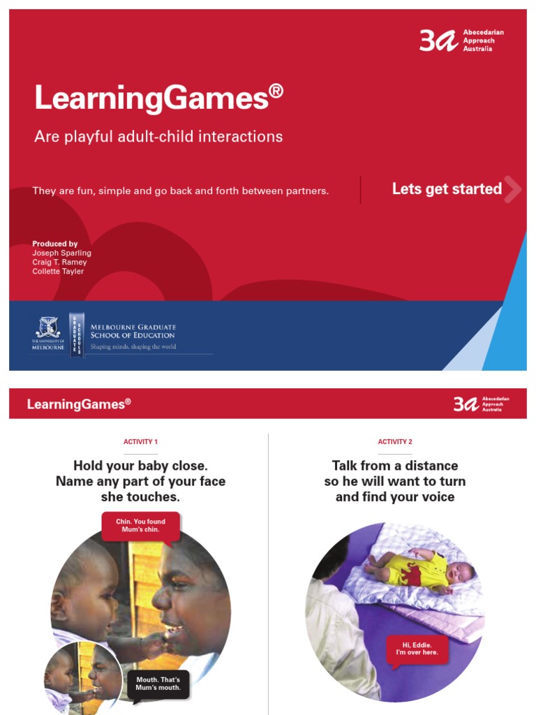 3A LearningGames Booklet | PDF