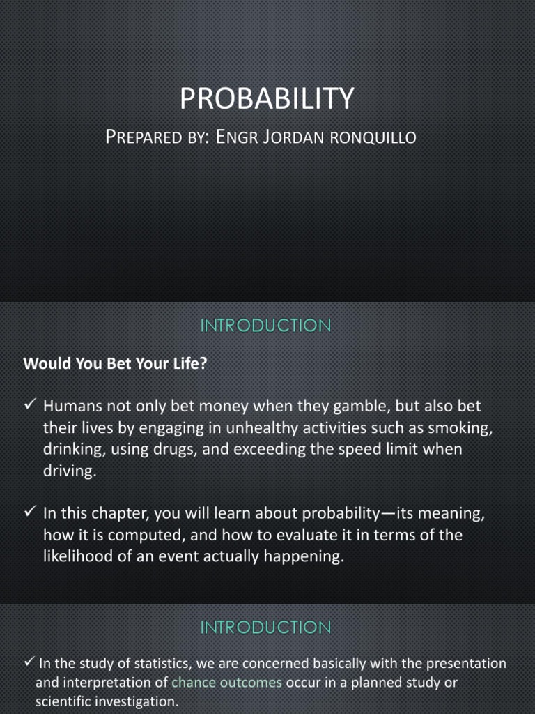 Probability PDF | Download Free PDF | Probability | Probability And ...