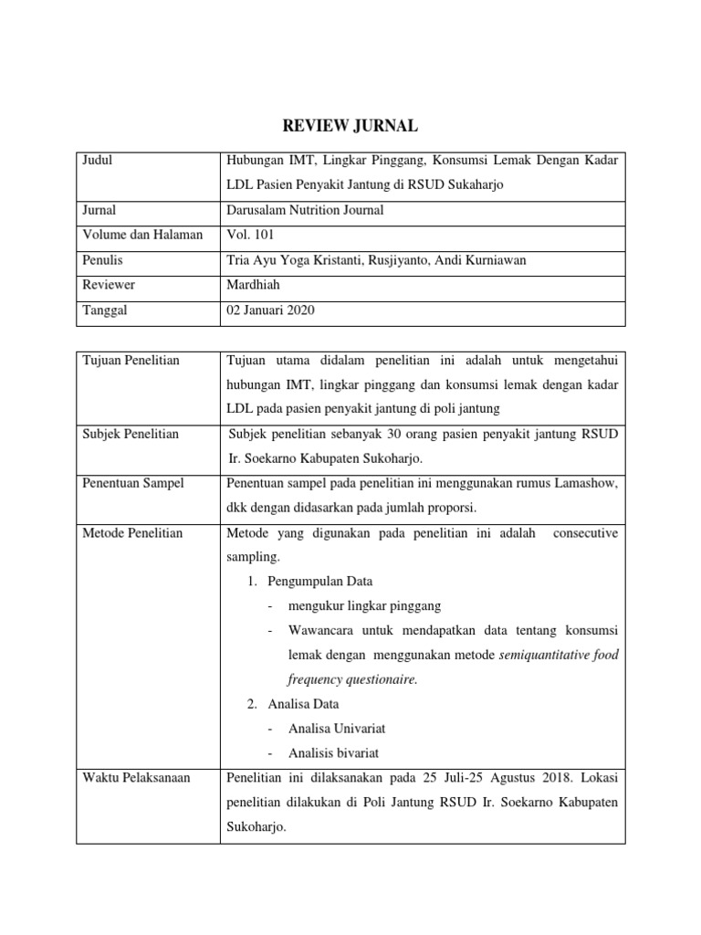 Review Jurnal Internasional | PDF
