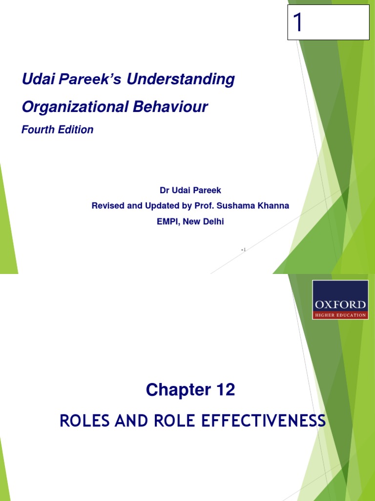 Role and Role Effectiveness | PDF | Behavior | Emergence
