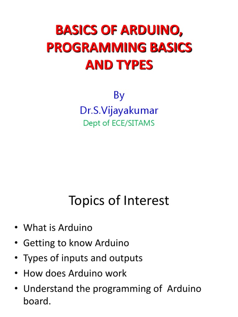 ARDUINO | PDF | Arduino | Microcontroller