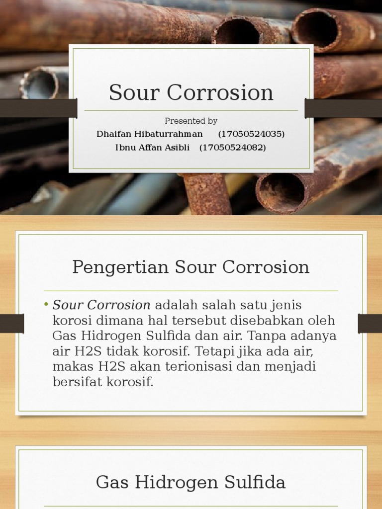Sour Corrosion | PDF