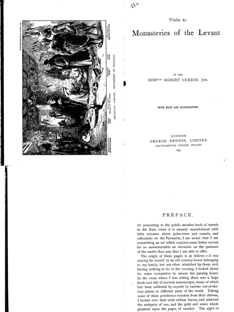 Robert - Curzon - Junior - Visits - To - Monasteries - of - The Levant ...