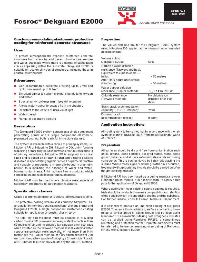 Dekguard E2000 0608 | PDF