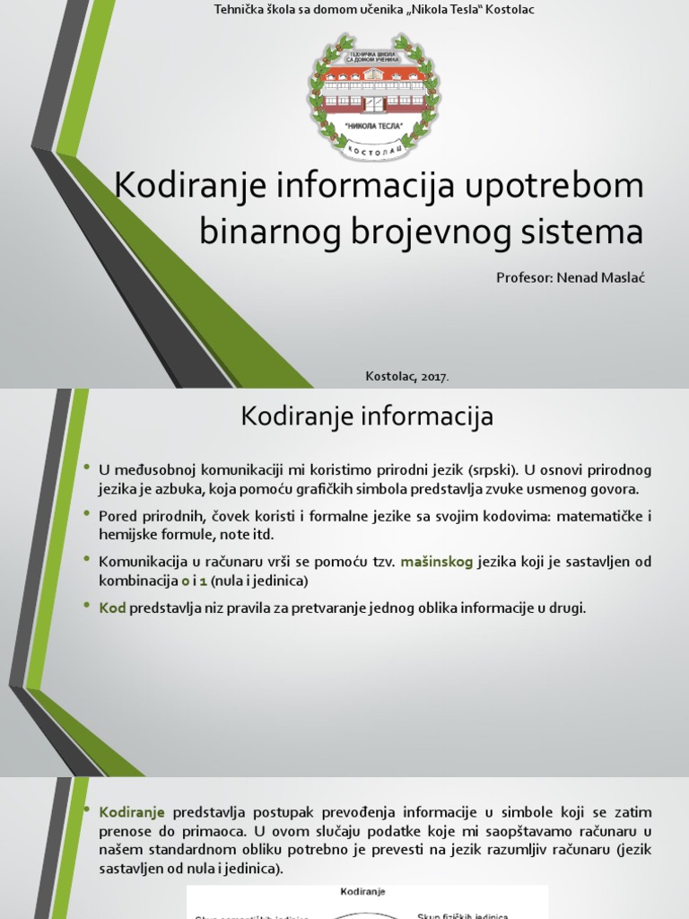 1.2. Kodiranje Karaktera | PDF