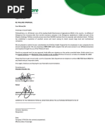 Conforme Letter | PDF | Receipt | Employment