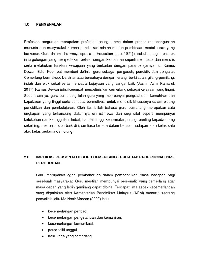 Penulisan GPP 1 | PDF