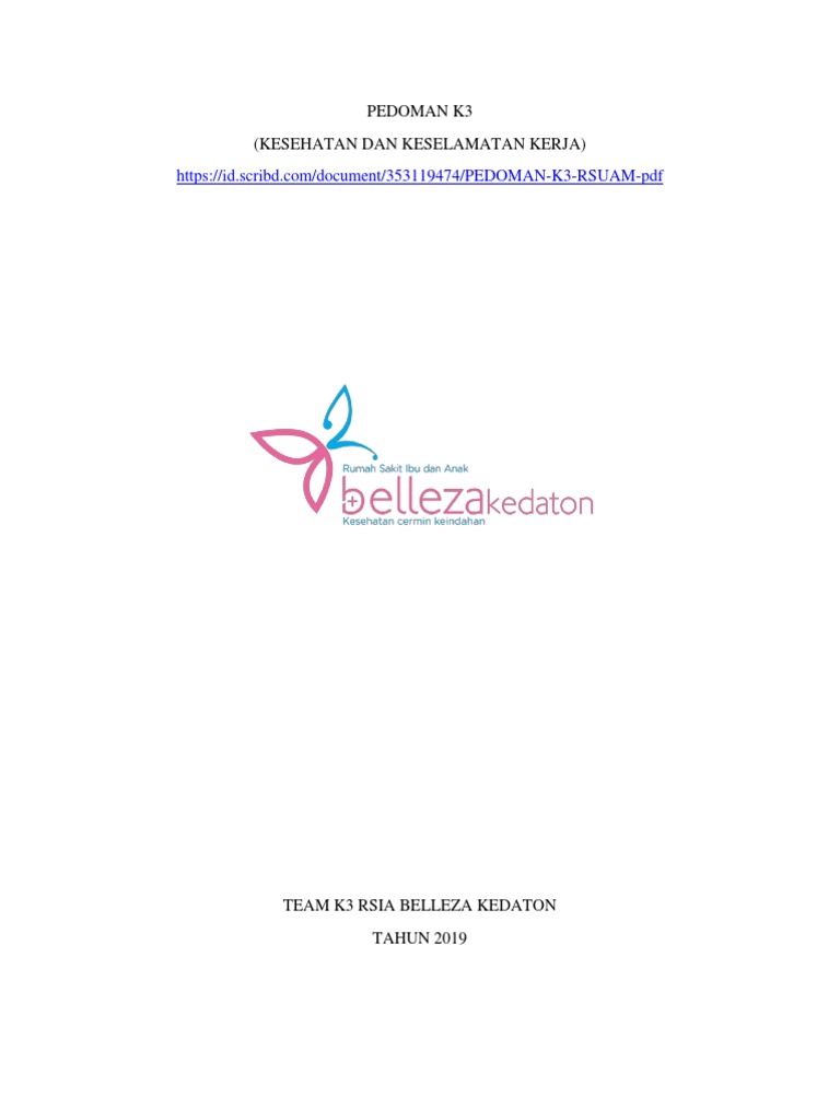 Pedoman K3 | PDF