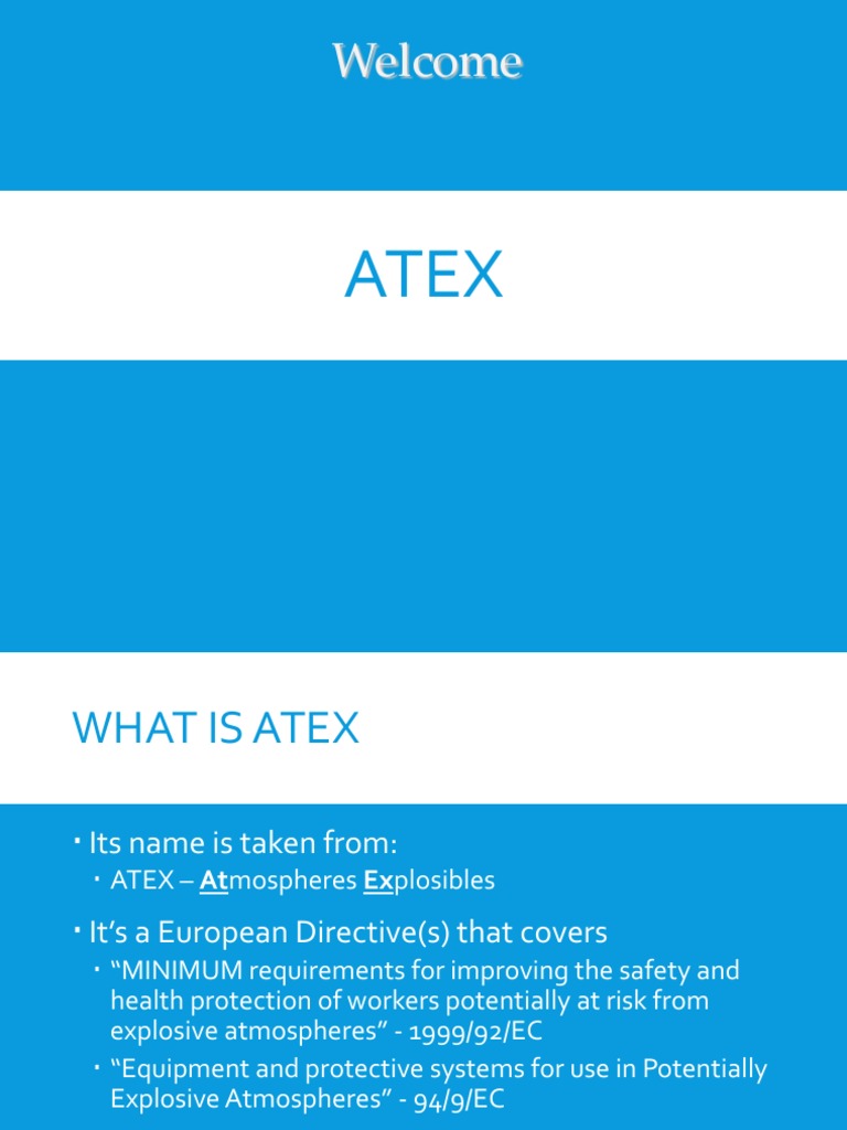 Understanding ATEX Directive Compliance | PDF | Science & Mathematics ...