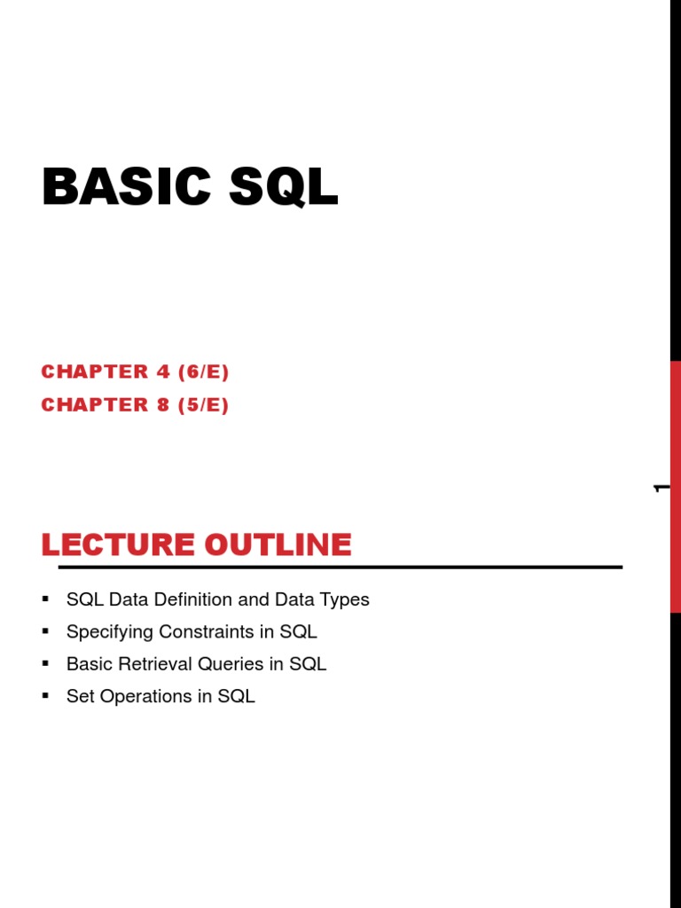 SQL Info PDF | PDF | Relational Database | Relational Model