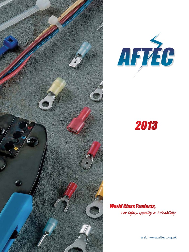 Aftec Cu Lugs: High Quality Copper Cable Lugs for Electrical Applications | PDF