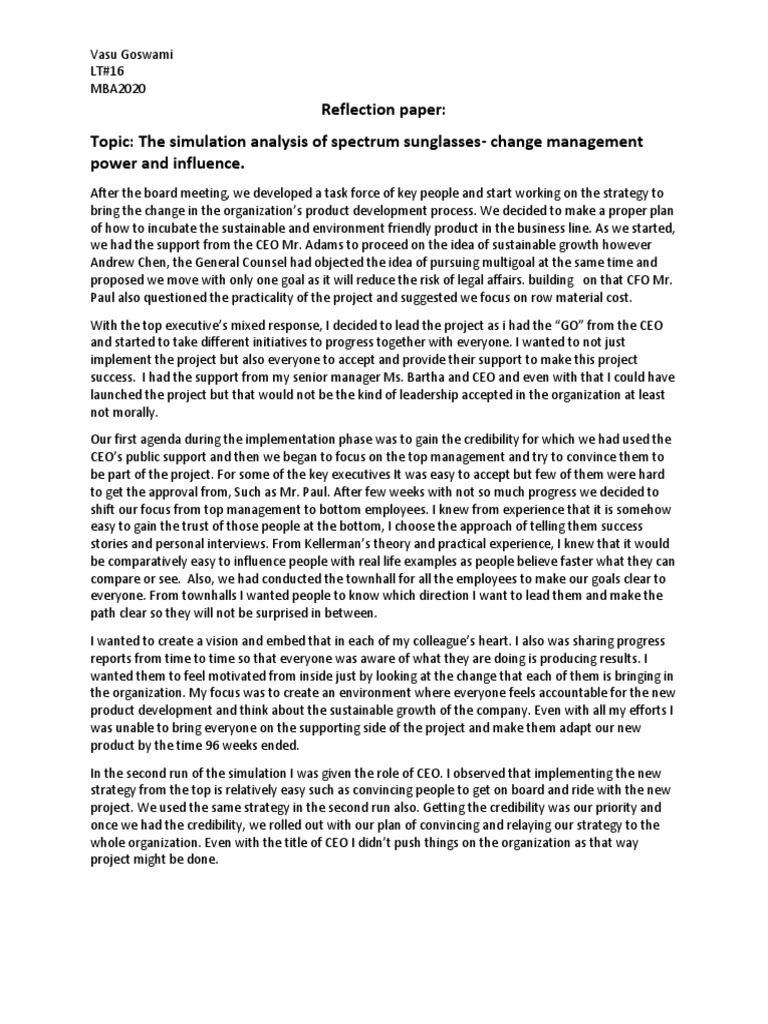 Change Management in Product Development | PDF